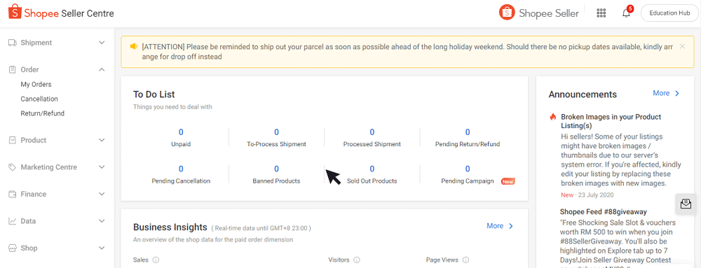 Processing return/refund requests on Seller Centre | Shopee MY Seller ...