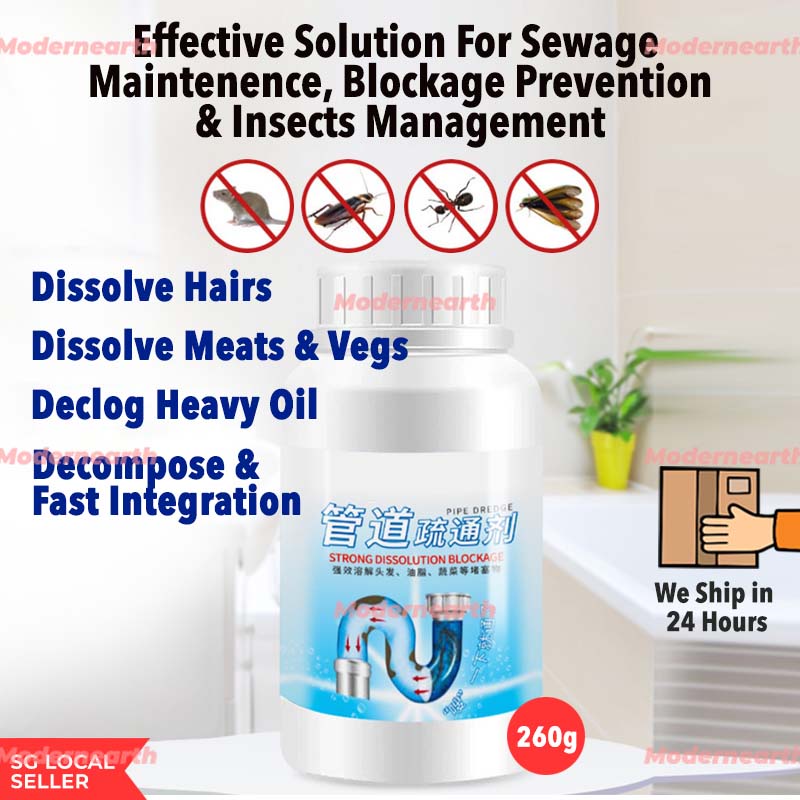 [SG Stock - Ship In 24Hrs] Pipe dredging Powder, Pipe dredging, Pipe ...