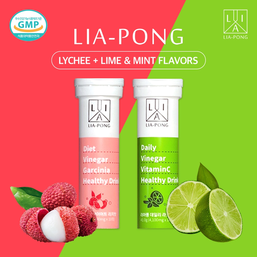 [LIAPONG] Apple Cider Vinegar Tablet Diet Lychee Flavor x1 + Daily Lime ...