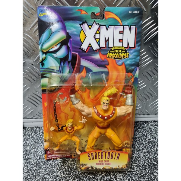 [Brand New] Toybiz Marvel Comics X-Men The Age of Apocalypse Sabertooth ...