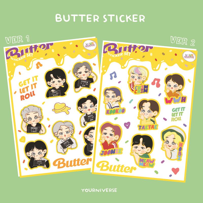 Bts BUTTER Sticker | Shopee Singapore
