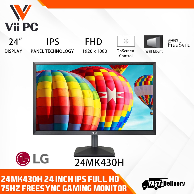 LG 24MK430H 24 Inch IPS Full HD 75Hz FreeSync Gaming Monitor | Shopee ...