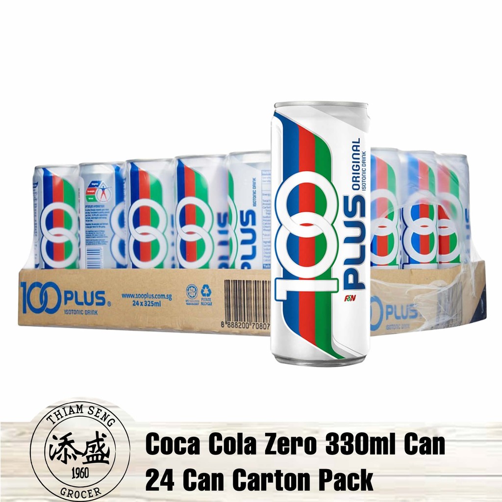 100 Plus 325ml x 24 Can Carton Pack | Shopee Singapore