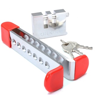 Stainless Steel Pedal Lock Car Lock Brake Anti Theft Lock Nut Paddle ...