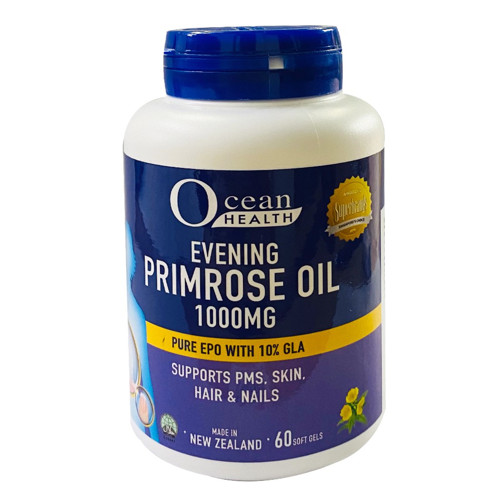 "OCEAN HEALTH" EVENING PRIMROSE OIL 1000MG 60(s) | Shopee Singapore