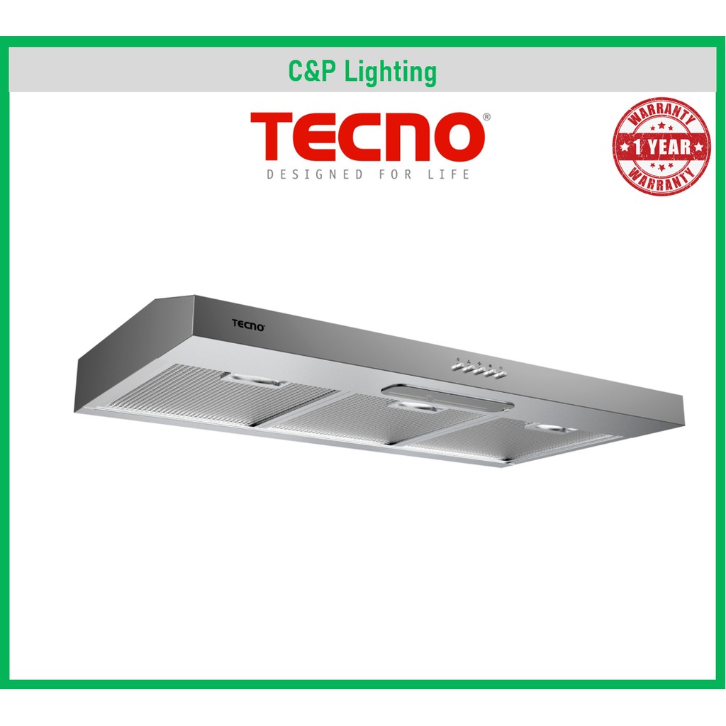 Tecno 90cm Stainless Steel Ultra Slim Cooker Hood TCH9010TL | Shopee ...