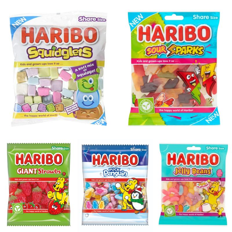 Haribo Gummy Candy - Assorted Flavours | Shopee Singapore