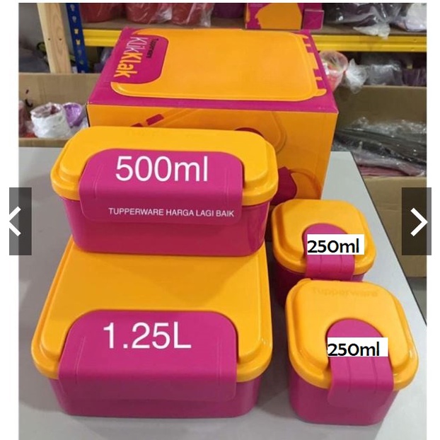 Tupperware Klik Klak Gift Set with Box | Shopee Singapore