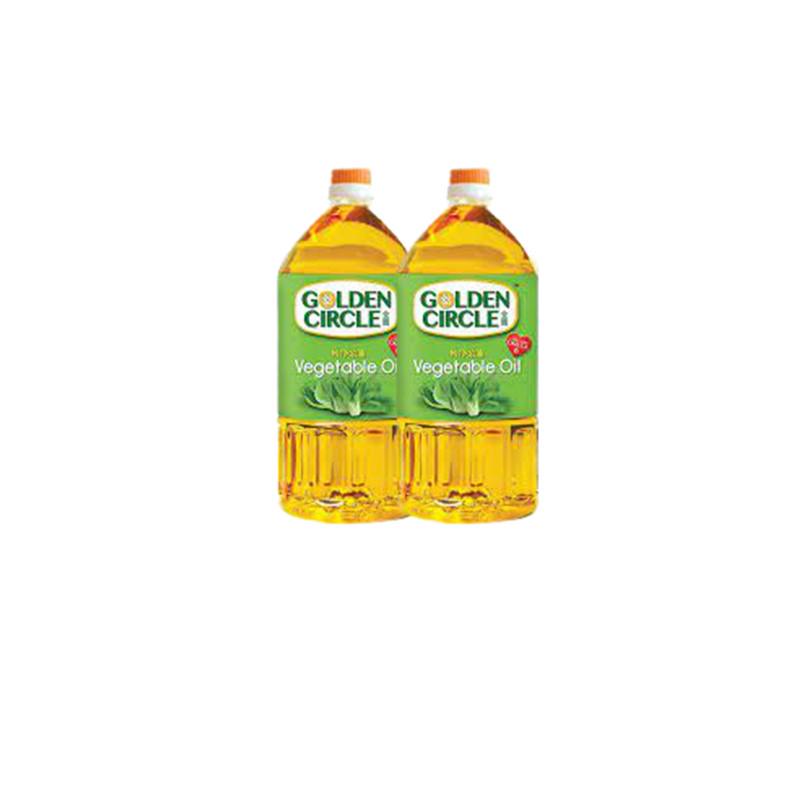 [Bundle of 2] Golden Circle Oil, Vegetable, Cooking Oil, 2L (Halal ...