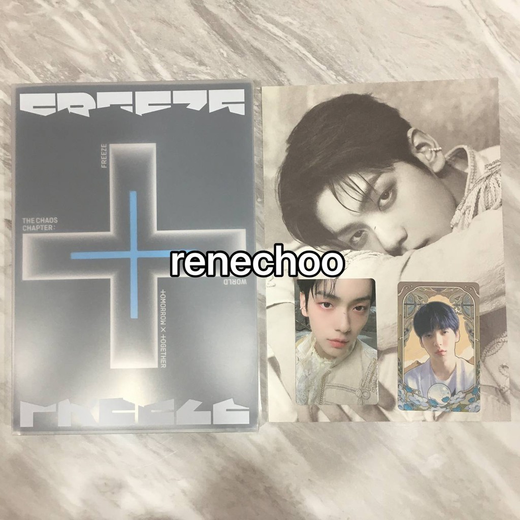WTS TXT THE CHAOS CHAPTER: FREEZE WORLD VER ( Full Set ) | Shopee Singapore