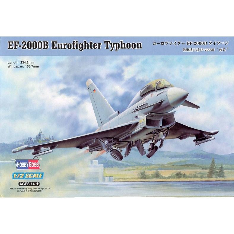 Hobby Boss 1/72 EF-2000B Eurofighter Typhoon model kit | Shopee Singapore