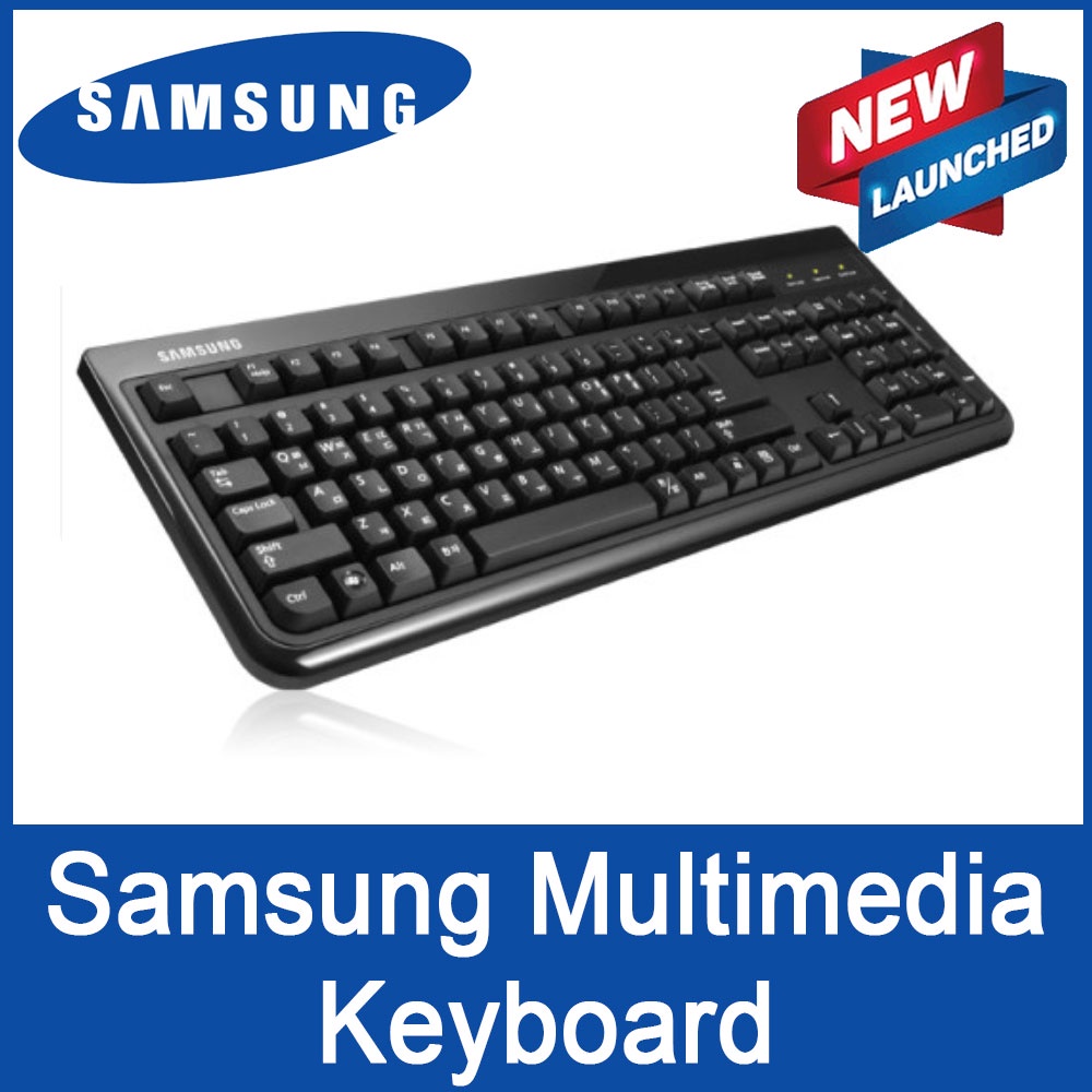 SAMSUNG SKG-3000C Multimedia Keyboard All in One Rubber USB Soft Touch ...