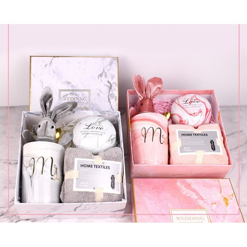 Gift Box Set Mug Towel Tin Box for Birthday farewell graduation ...