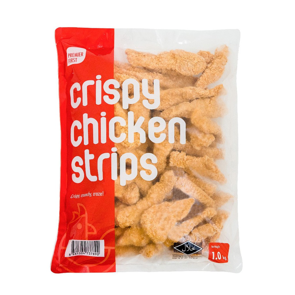 [Premier First] Chicken Crispy Strips 1kg Halal -Frozen | Shopee Singapore