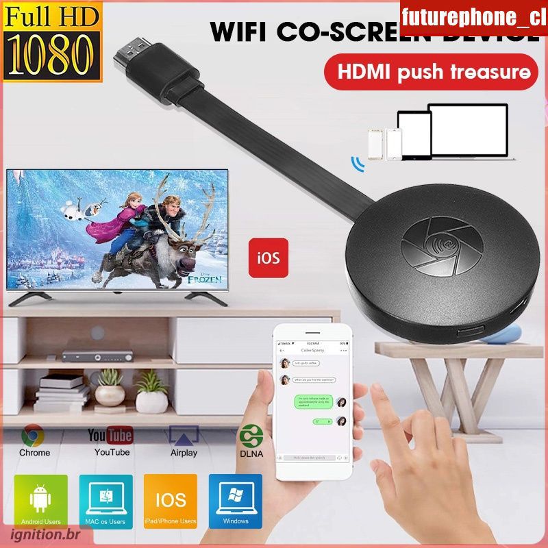 Chromecast G2 4k Tv Stick Ultra Hd For Mirascreen 1080p Display Anycast ...