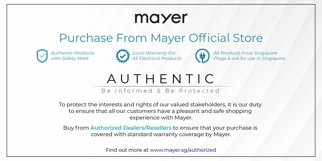 Mayer Official Store, Online Shop Jun 2022 | Shopee Singapore