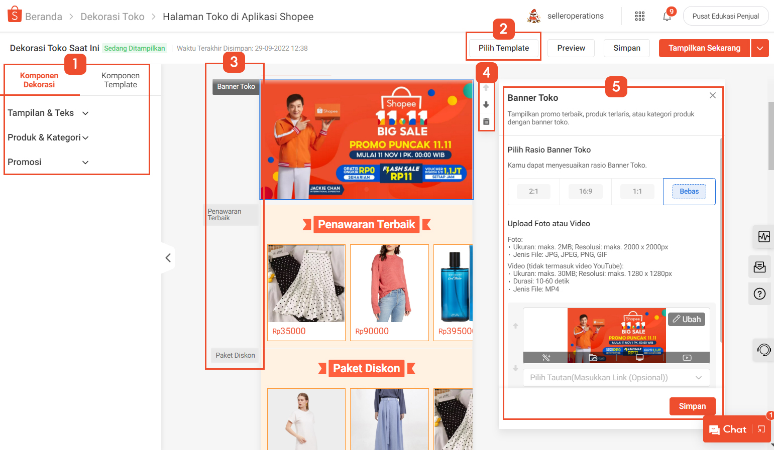 Peningkatan Fitur Dekorasi Toko | Pusat Edukasi Penjual Shopee Indonesia