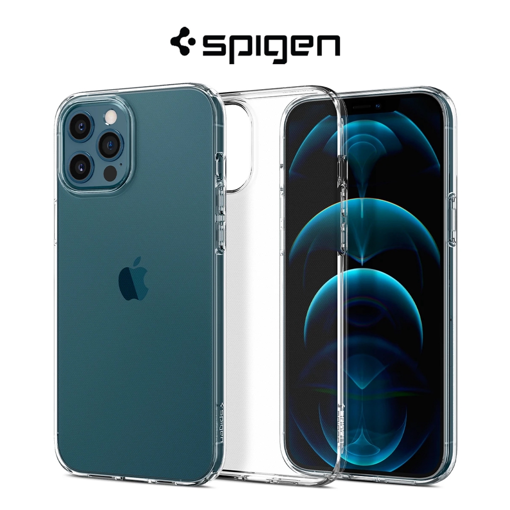 Spigen iPhone 12 Pro Max Case Liquid Crystal Casing Durable Flexible ...