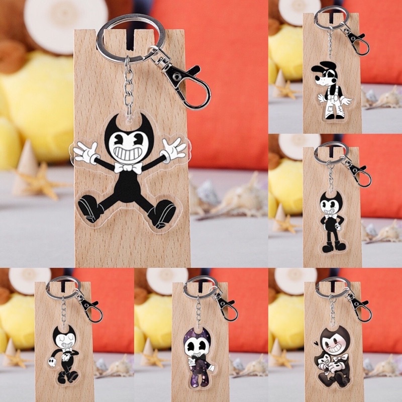 Bendy and The Ink machine keychain | Shopee Singapore