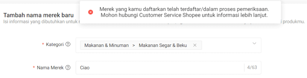 Menambahkan Merek Produk Anda ke Database Shopee | Pusat Edukasi ...