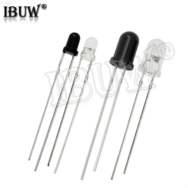 100PCS F3 F5 3MM 5MM 940nm LEDs infrared emitter and IR receiver diodes Infrared to tube For ...