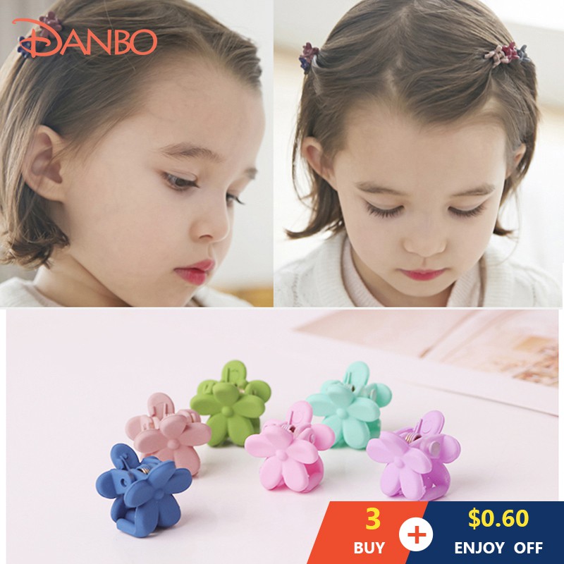 kids hairpin candy color hairpin children's mini color flower hairpin ...