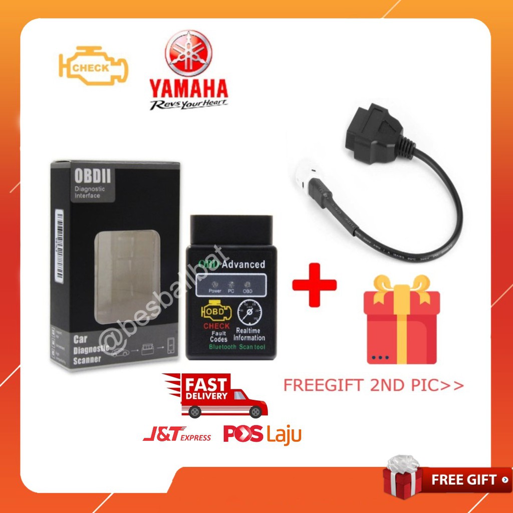 [Shop Malaysia] yamaha y15 v2, y16, mt15 - ecu scanner dan clear check ...