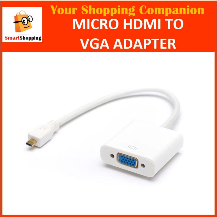 Micro HDMI to VGA Adapter Micro HDMI to HDMI Cable 1.8m Micro HDMI to ...