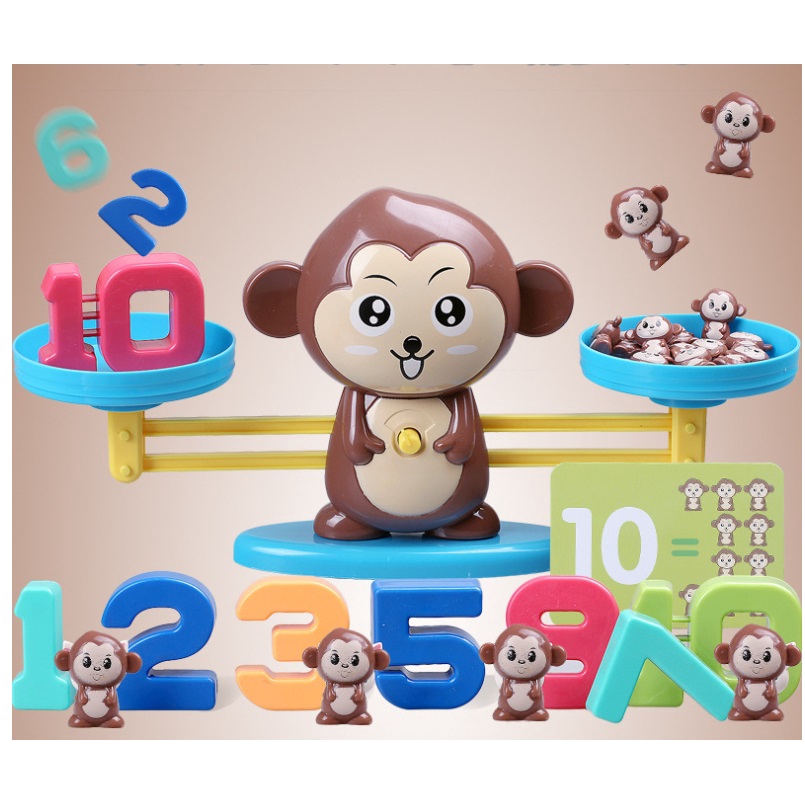 Balance Scale Maths weighing toys Numbers Educational Interactive Early ...
