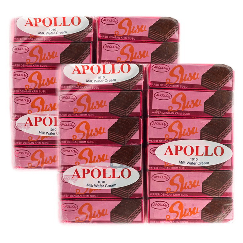Apollo Chocolate Wafer (48's x 12g) | Shopee Singapore