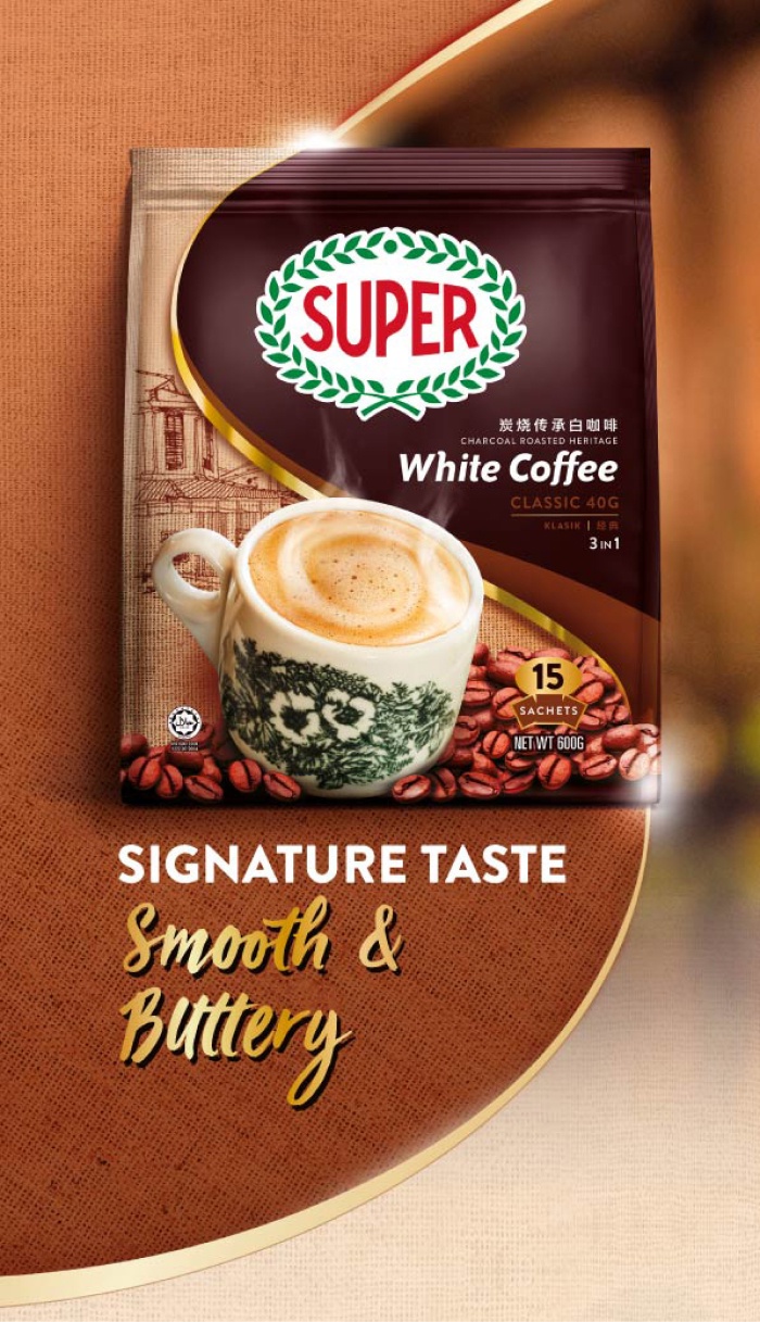 (Bundle of 4) SUPER Instant White Coffee, 15 sachets | Shopee Singapore