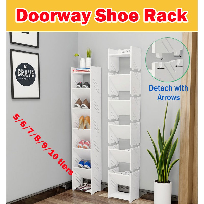 【New】Carved Doorway Shoe rack/Shoe cabinet/DIY shoe rack/Furniture ...