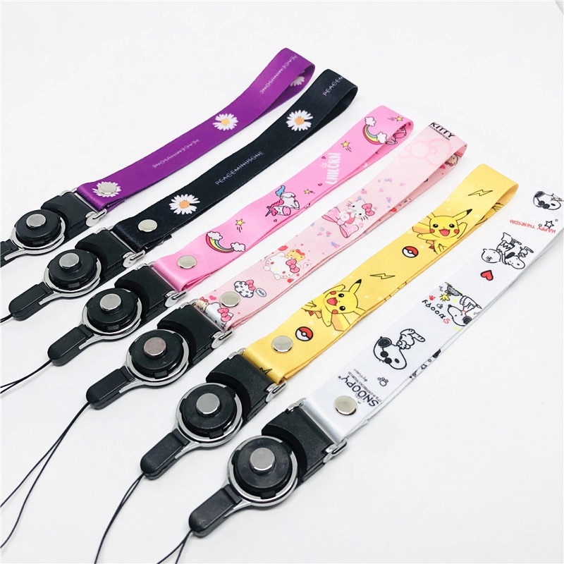 Cute Snoopy Hello Kitty Lanyard Neck straps for keys ID Card Pass Gym ...