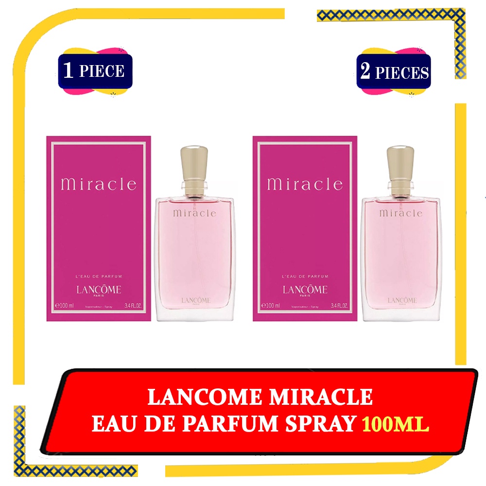 LANCOME Miracle Eau De Parfum 100ml | Shopee Singapore