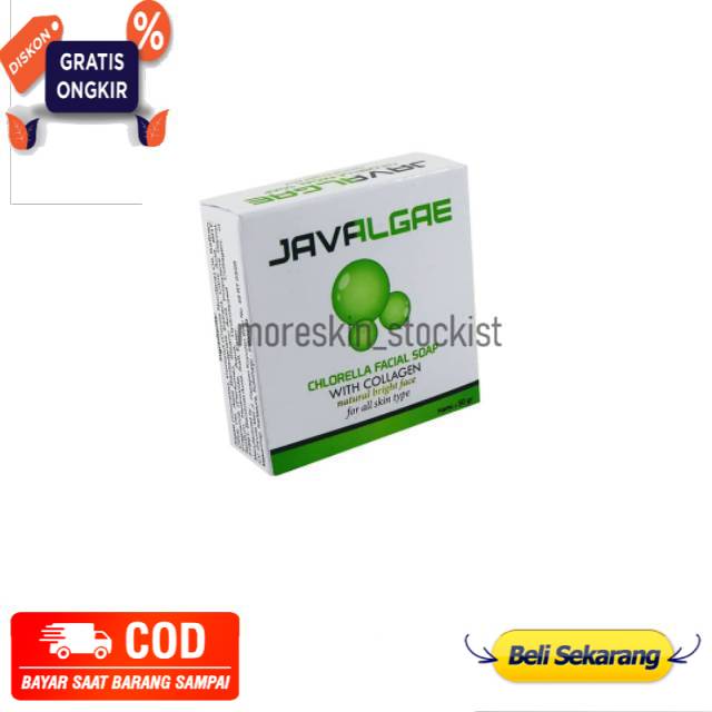 Javalgae Chlorella Facial Soap With Collagen Nasa Original Face ...