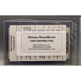 ORIGINAL GRADEMASTER Card Grading / Centering Tool for PSA BGS SGC CGC ...