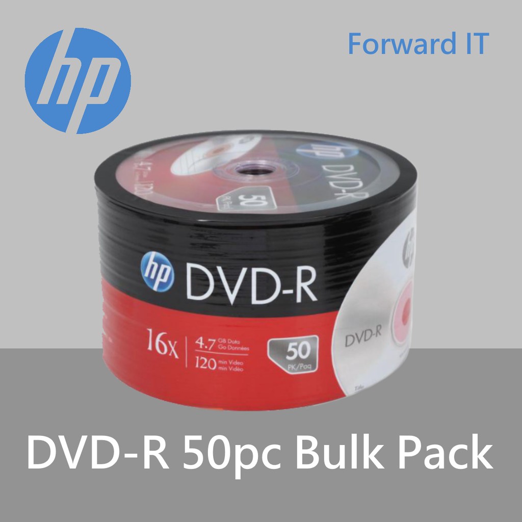 DVD-R Disc, HP 4.7GB 16x Other Options CD-R / Blu ray | Shopee Singapore