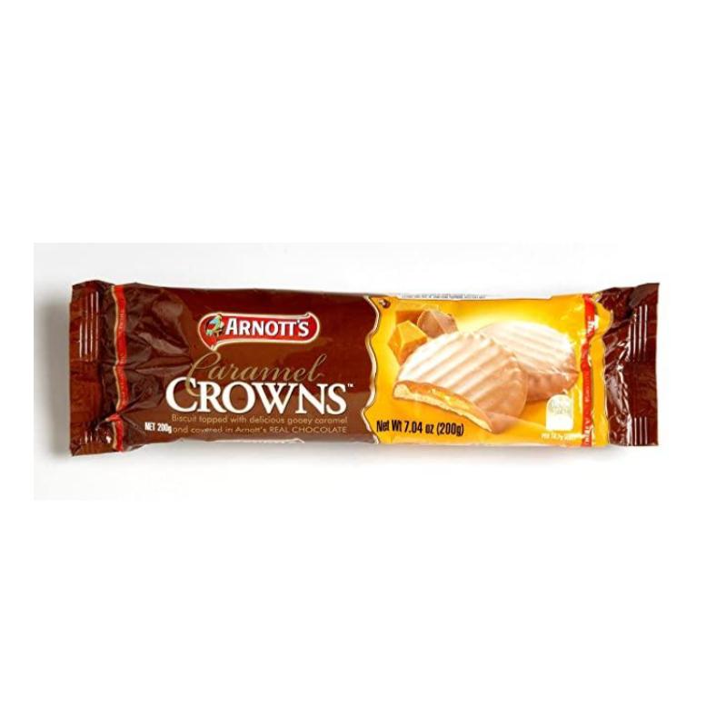 Arnott's Caramel Crown Chocolate Biscuit 200 gm [Australia] | Shopee ...