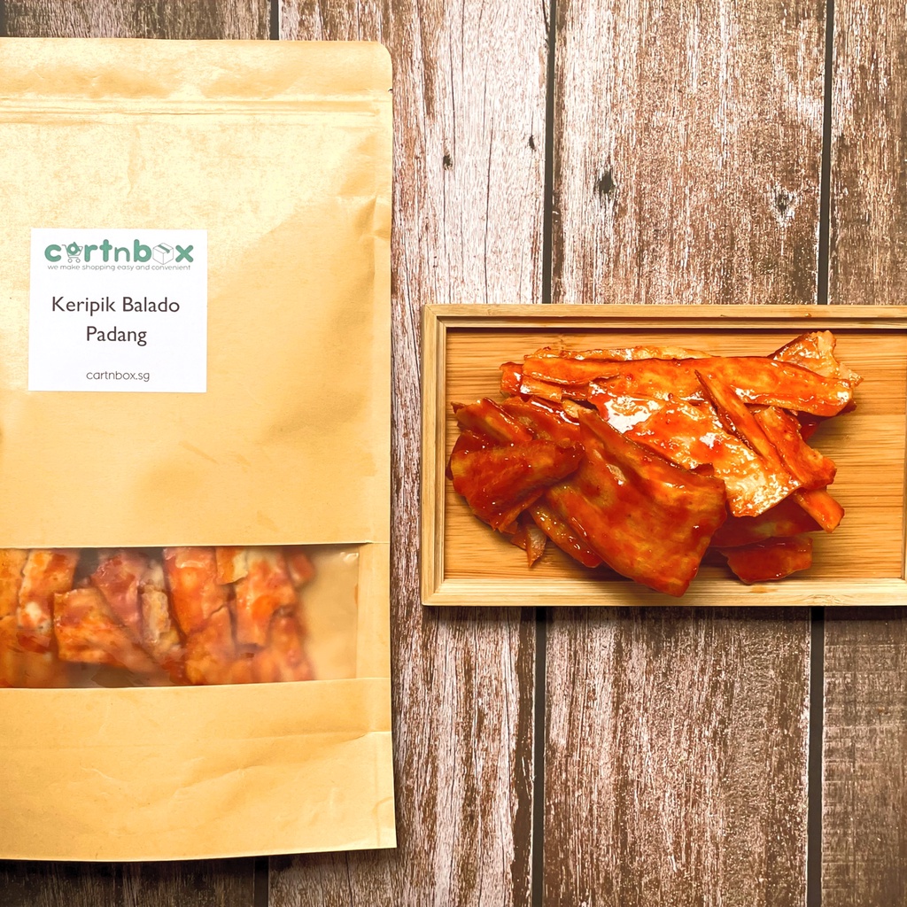 Keripik Ubi Balado Padang (Spicy Cassava Chips) | Shopee Singapore