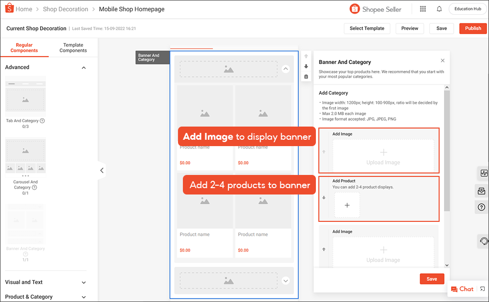 Adding Decoration Components | PH Seller Education [Shopee]