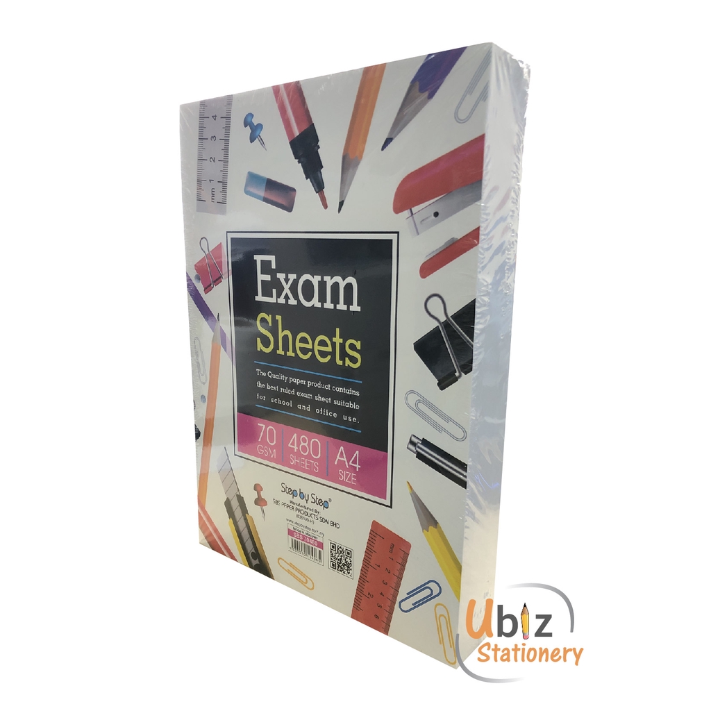 Test Pad | Test Sheet | Exam Pad | Foolscap Paper | Ruled Paper A4 ...