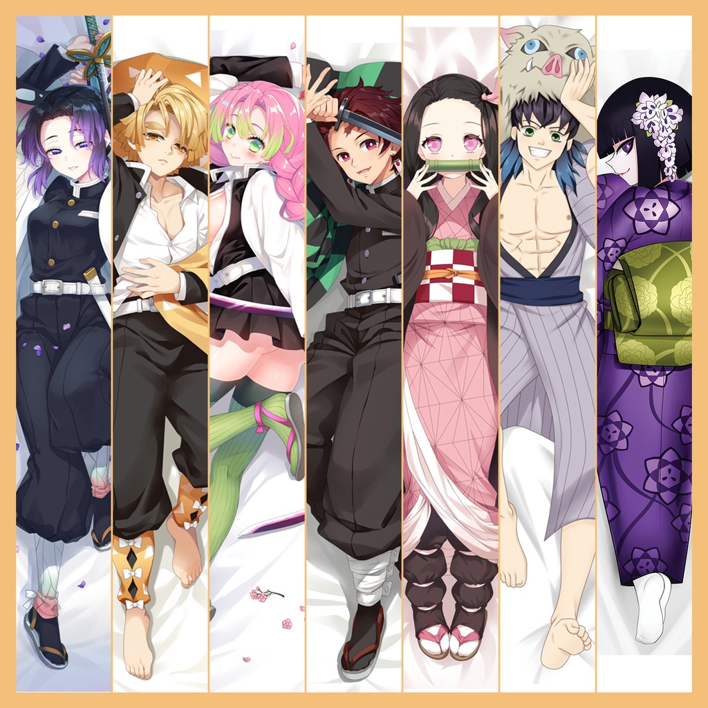 Acepunch Dakimakura Pillow Case Demon Slayer Anime Series Hugging Pillow Buddy Travel Pillow