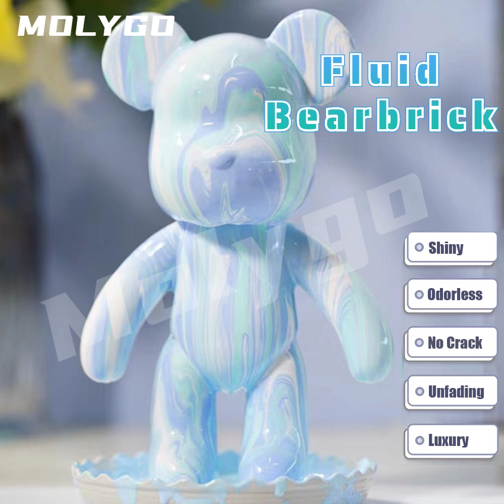 [DIY GIFT] Fluid Bear Keychain Handmade Violent Bear Personality Model ...