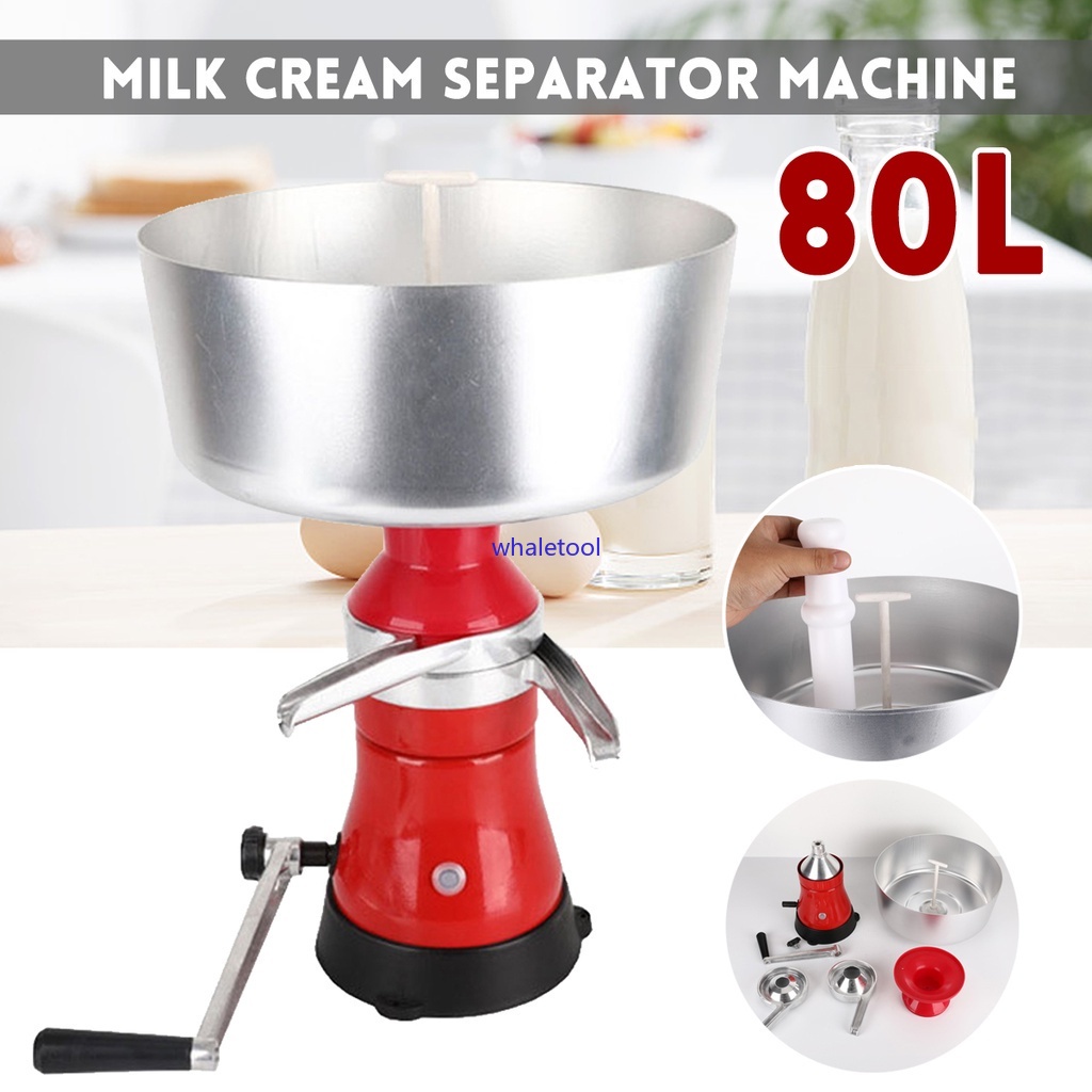 80L Electric Milk Cream Separator Machine Milk Centrifuge Milk Skimming ...