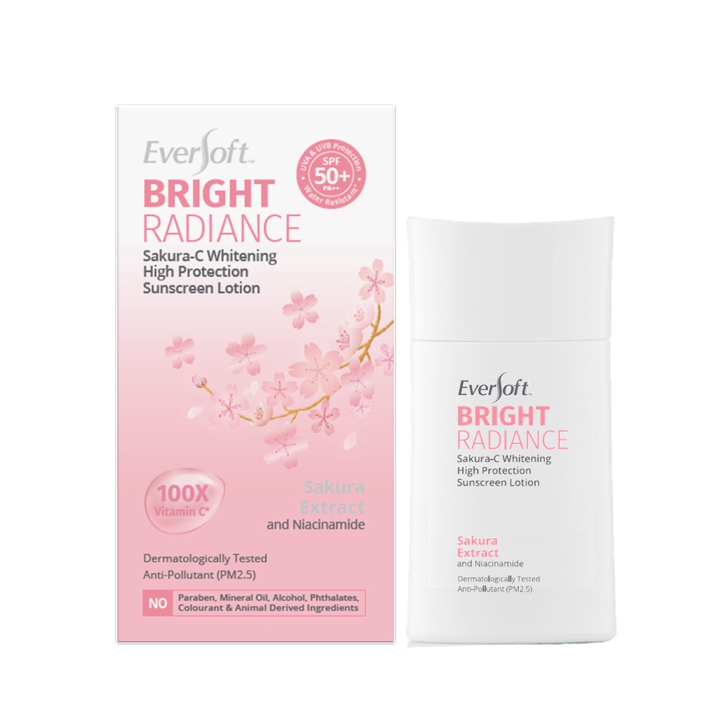 EVERSOFT Bright Radiance Whitening High Protection Sunscreen Lotion ...