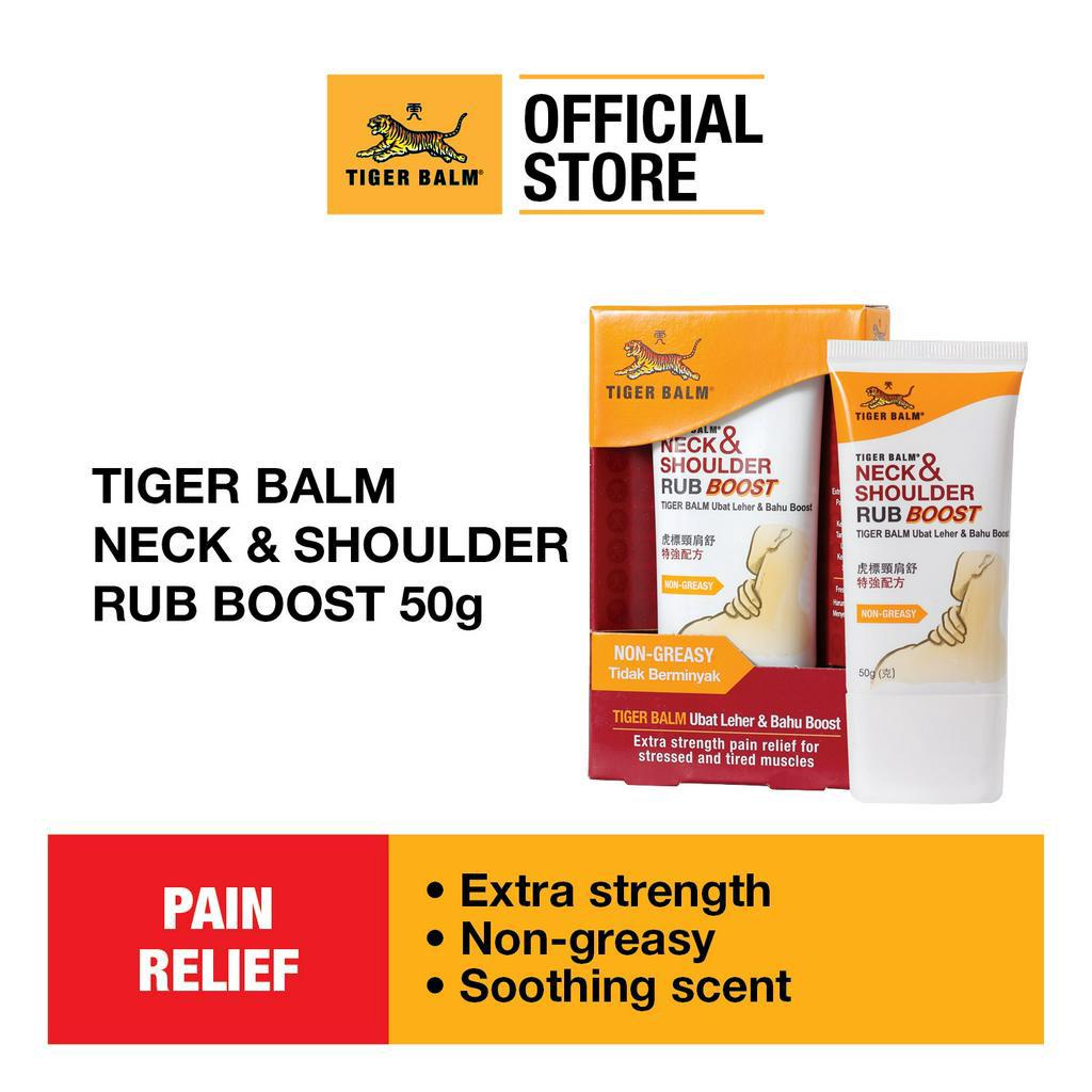 TIGER BALM Neck & Shoulder Rub Boost (50g) | Shopee Singapore