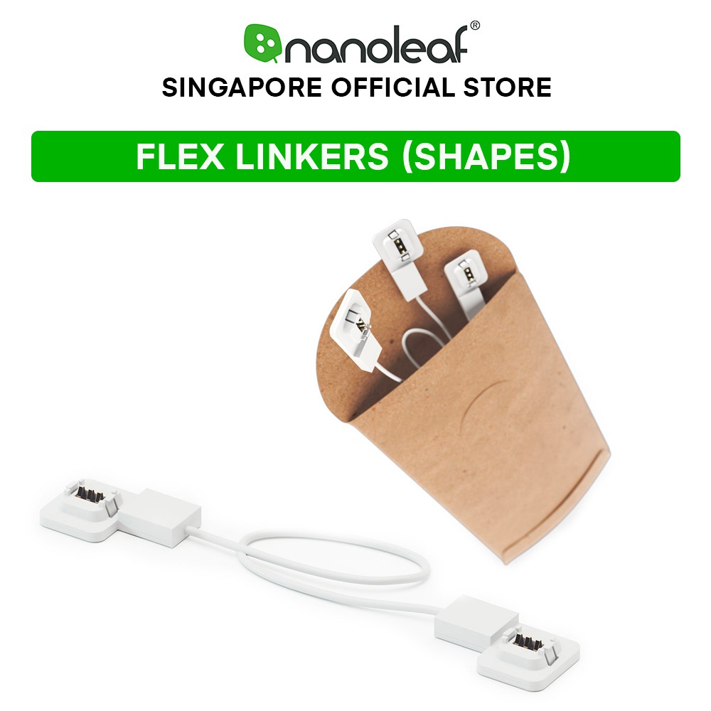 Nanoleaf Shapes Flex Linkers (3 pcs) | Shopee Singapore