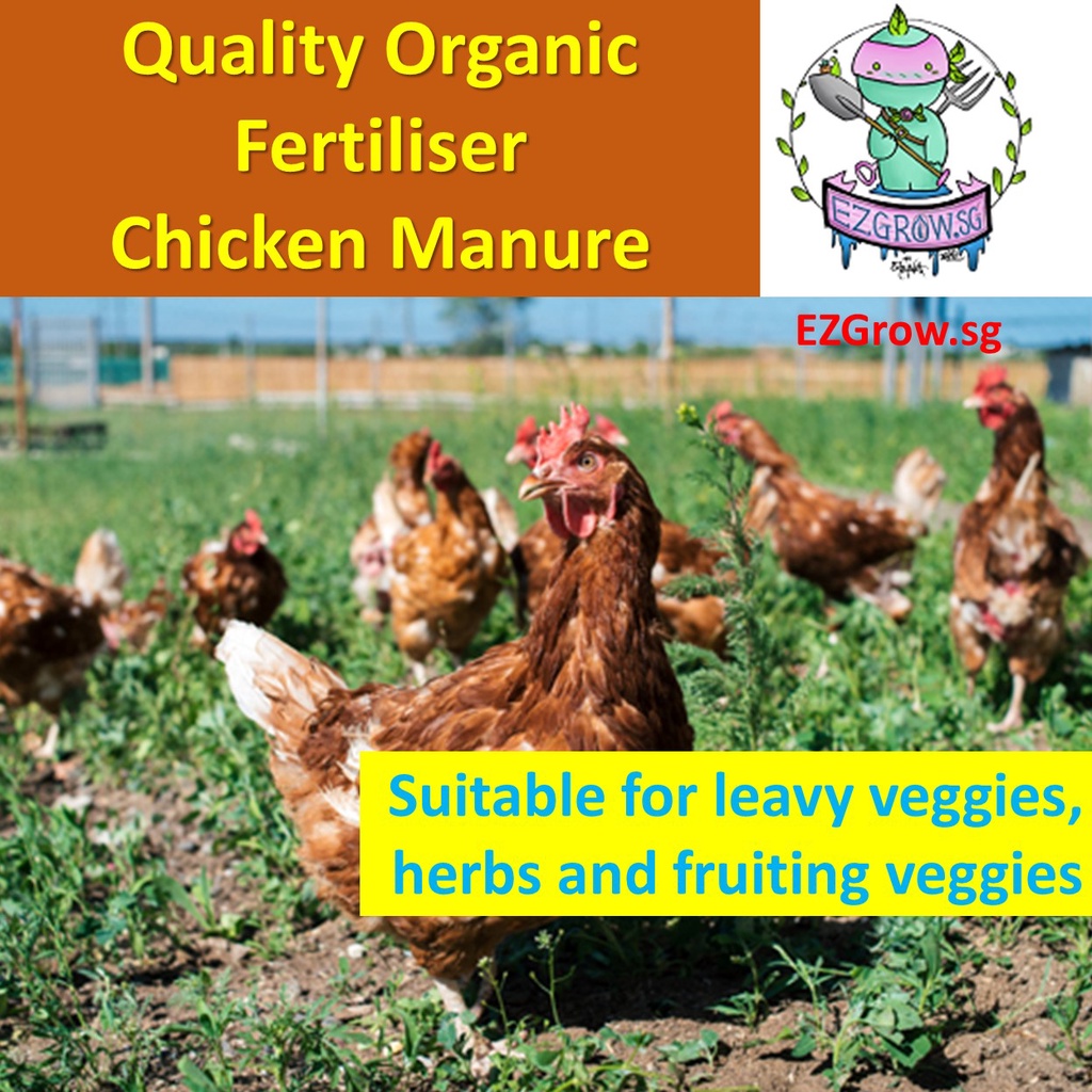 Organic Chicken Fertiliser | Fertilizer Chicken Manure Powder | EZGrow ...
