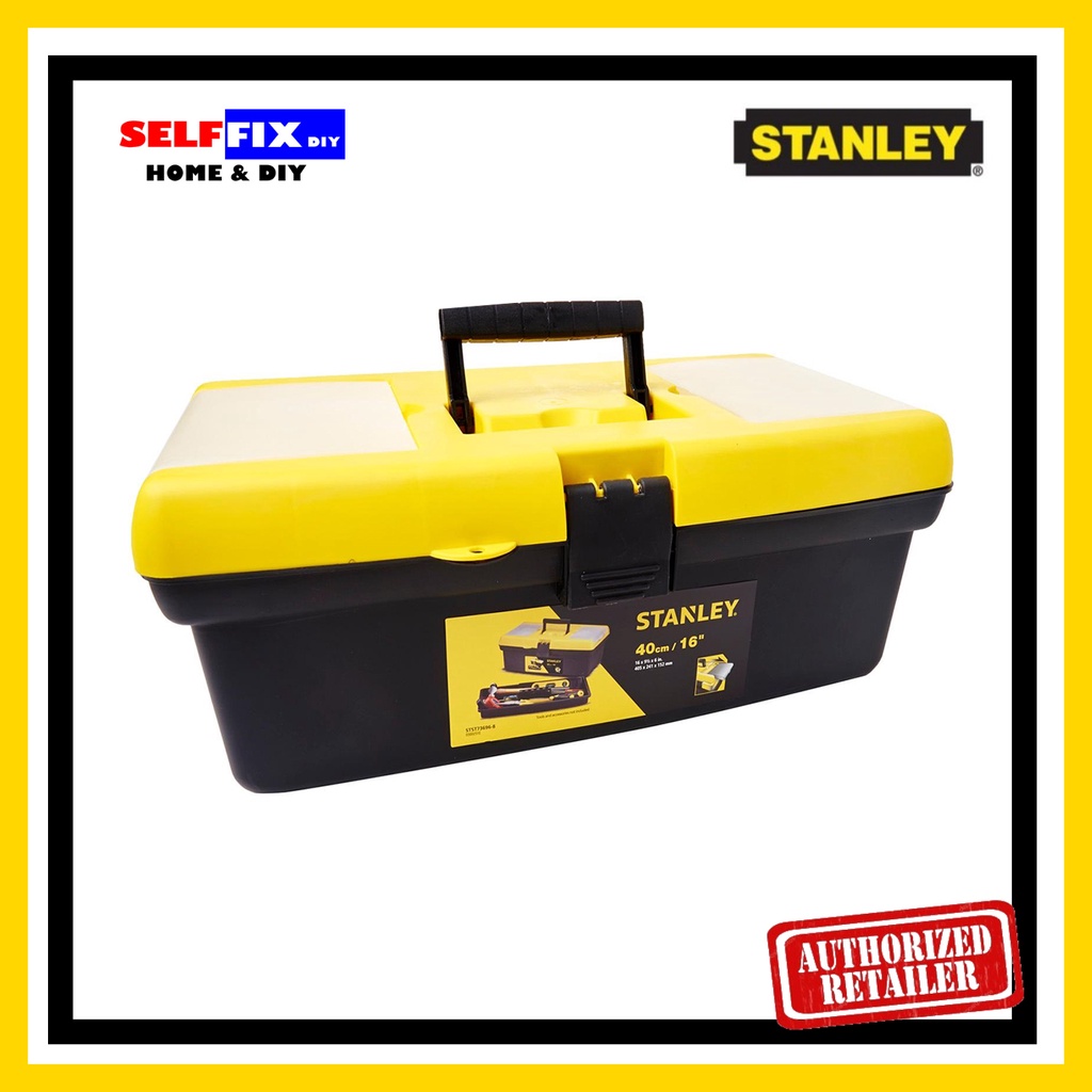 Stanley 16 inch Tool Box with Slide in Organiser STST73696-8 | Shopee ...
