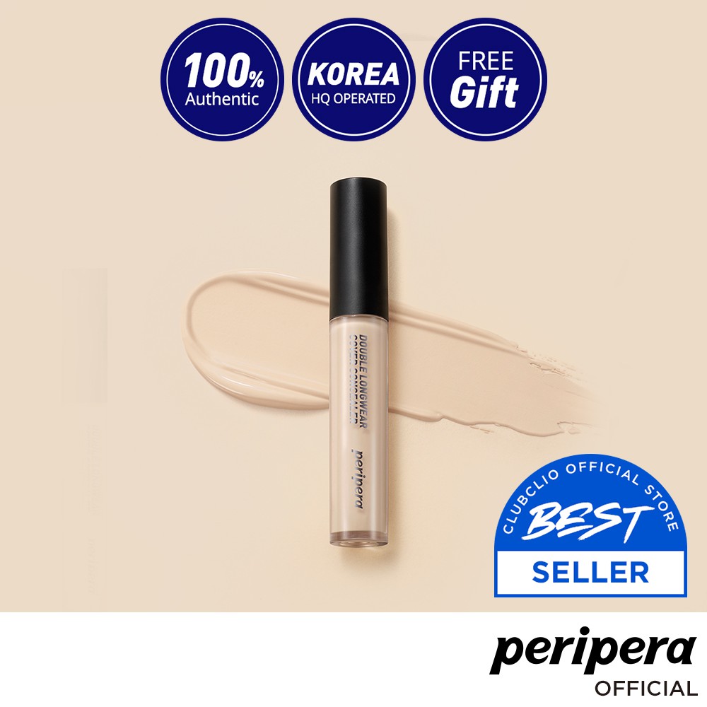 [PERIPERA] Double Longwear Cover Concealer 5.5g | Shopee Singapore